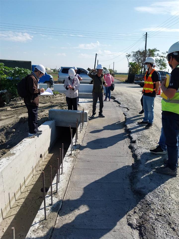 彰化縣政府全球資訊網-彰化縣自主更新輔導團-112/11/27_查核(不預先通知)_三省社區好金路周邊聚落排水改善工程